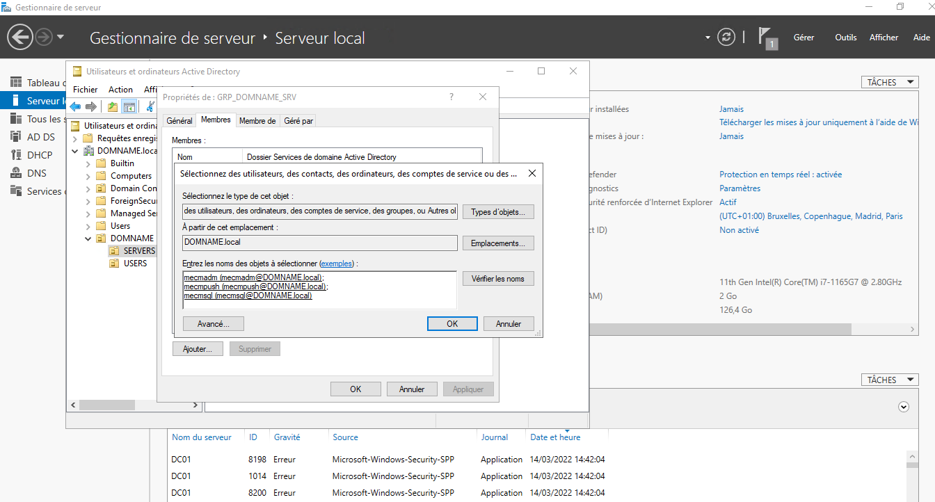 INSTALLATION MECM | Easy Center Corp Consulting